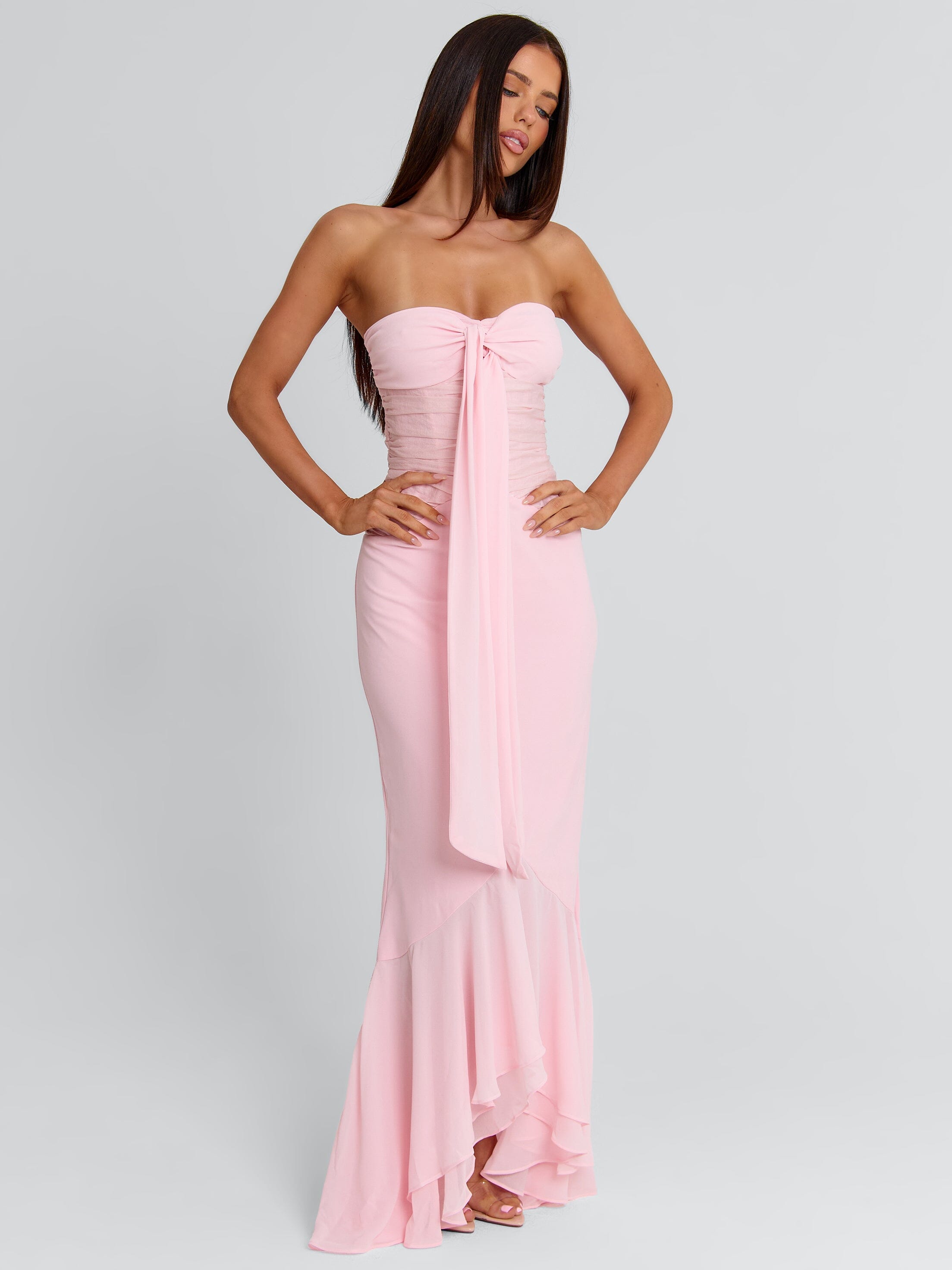 Bella Maxi Dress Light Pink | Outcast US – Outcast USA