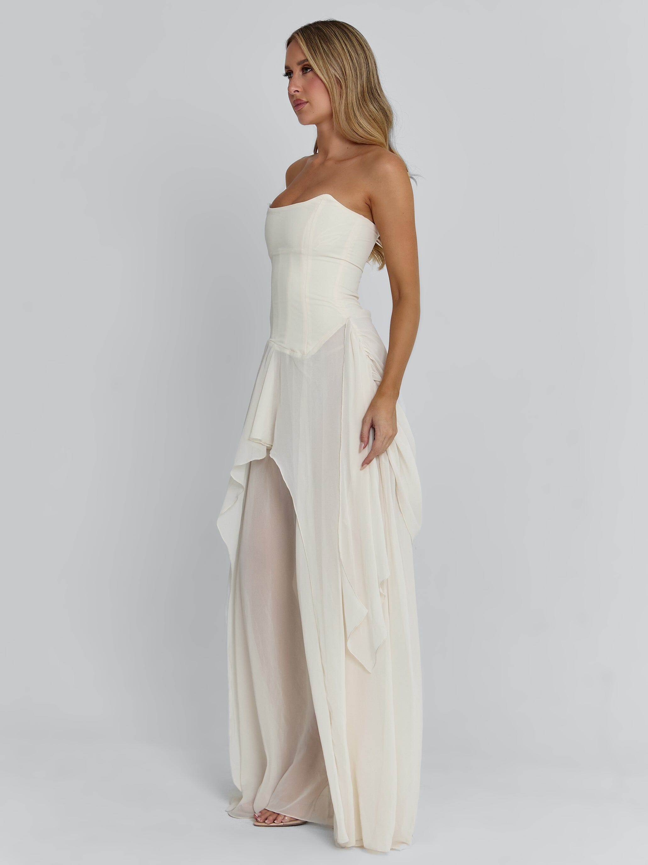 Eisley Maxi Dress Ivory | Outcast US – Outcast USA