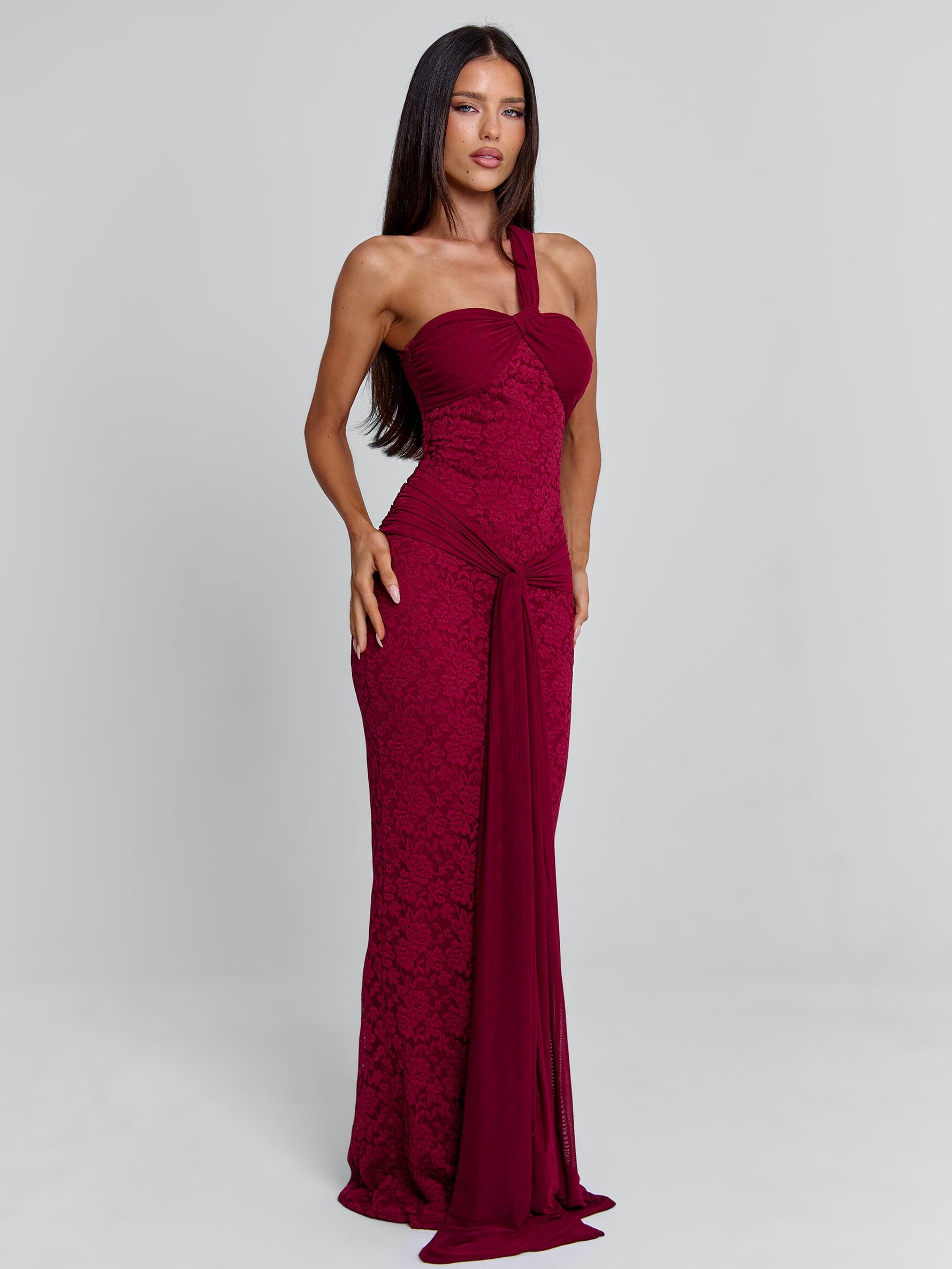 Irma Maxi Dress Burgundy | Outcast US – Outcast USA