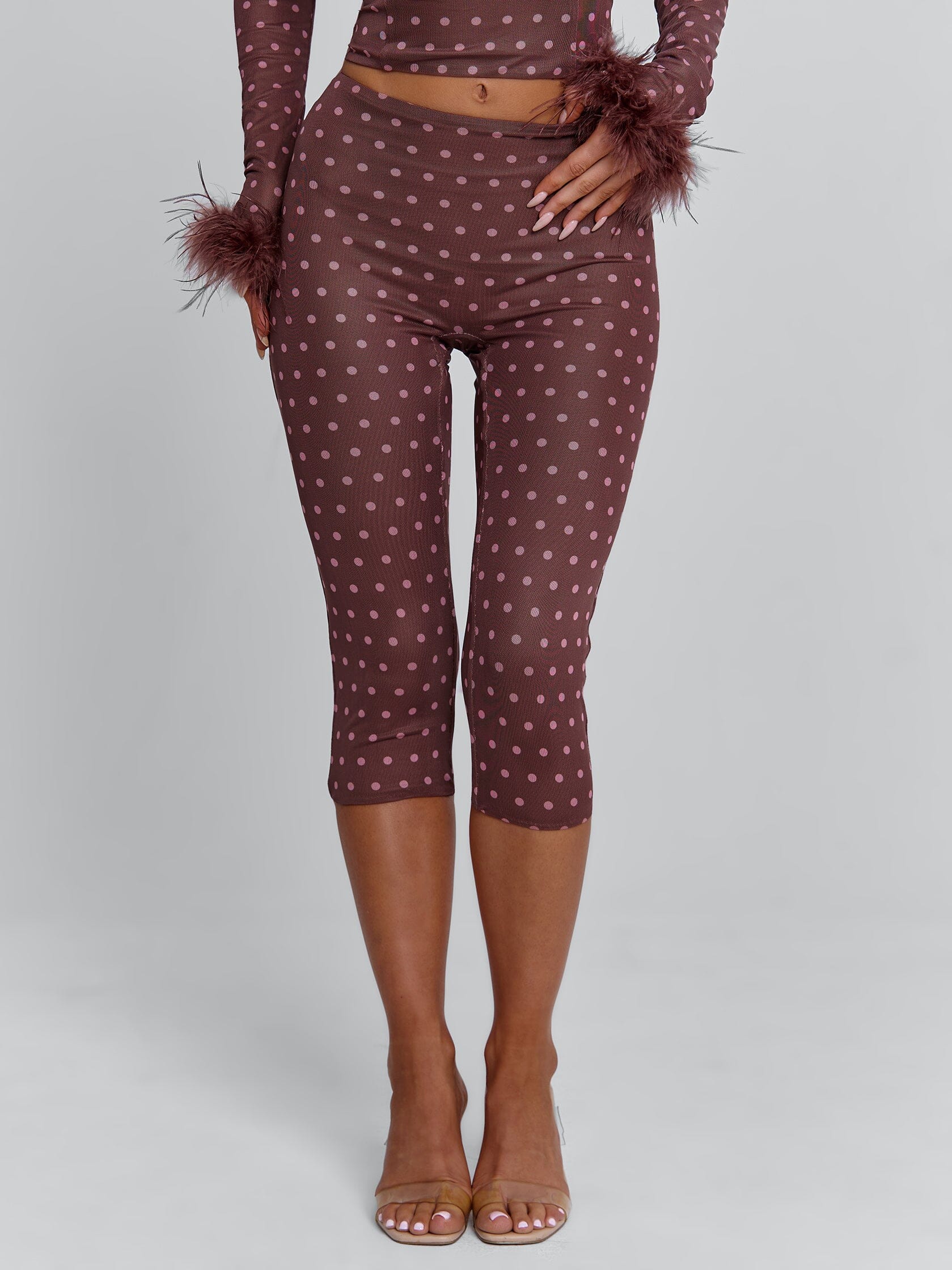Mahria Pant Brown Polka Dot | Outcast US – Outcast USA