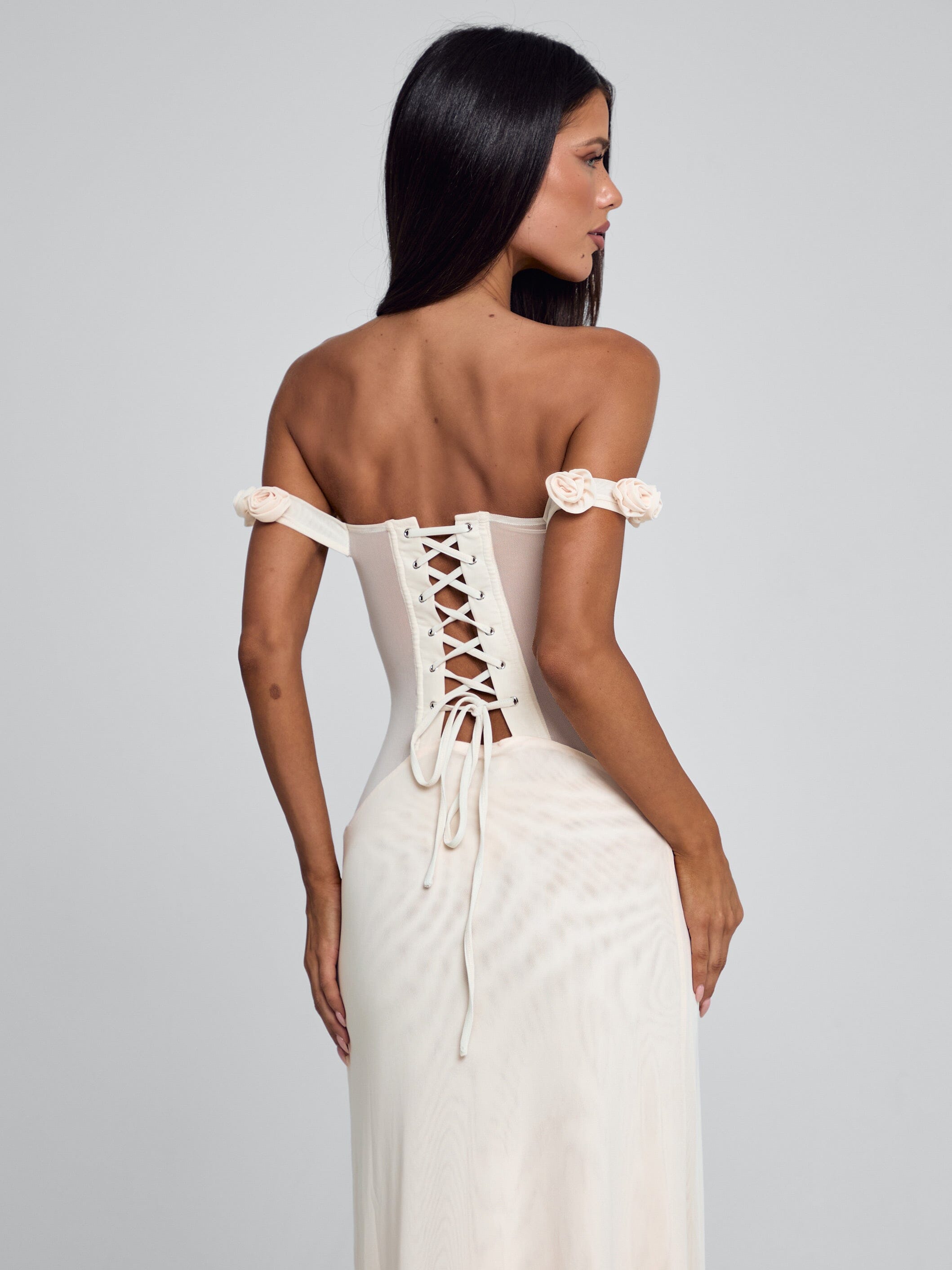 Marceline Maxi Dress Beige | Outcast US – Outcast USA