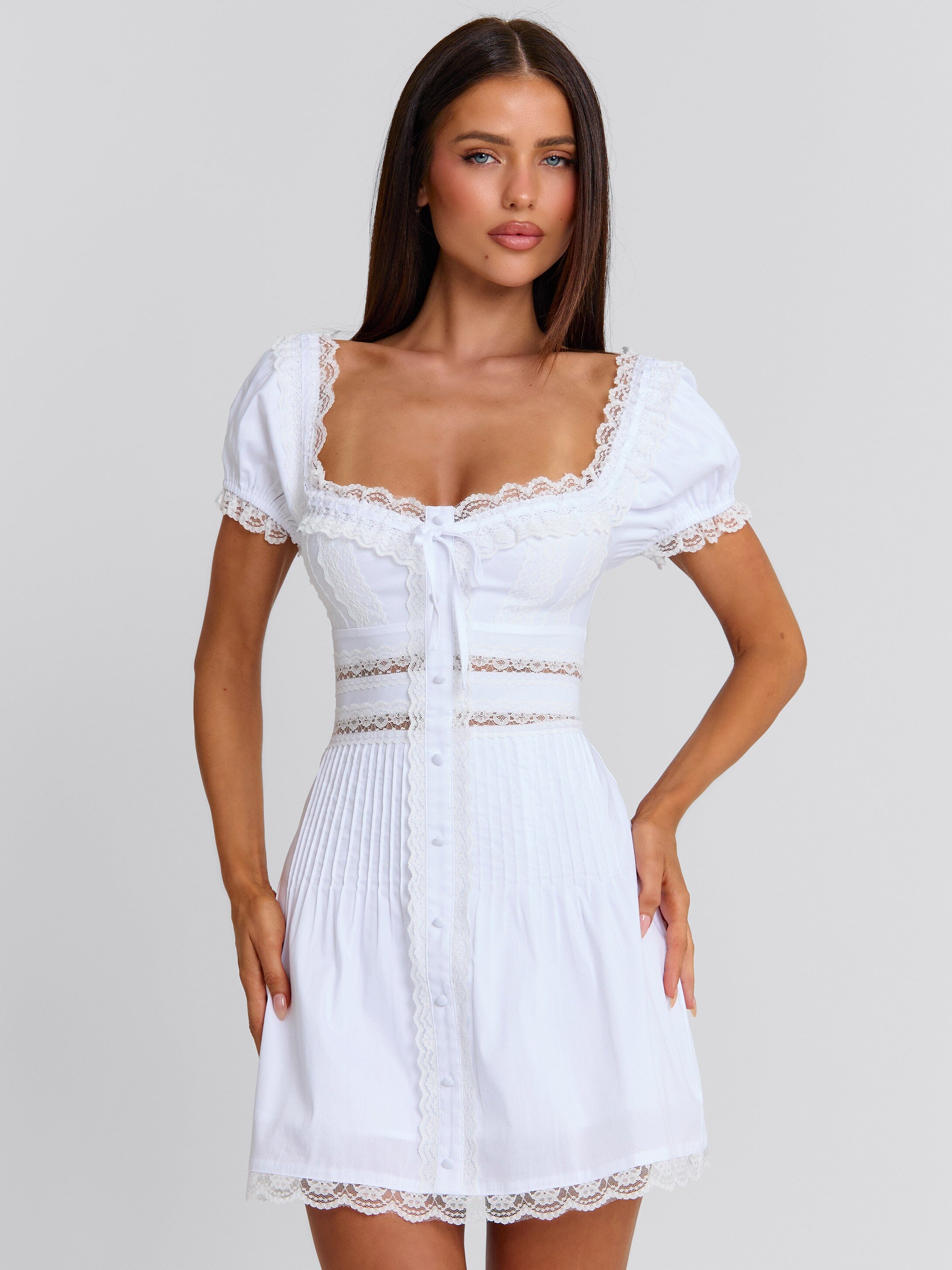 Nadiene Mini Dress White | Outcast US – Outcast USA