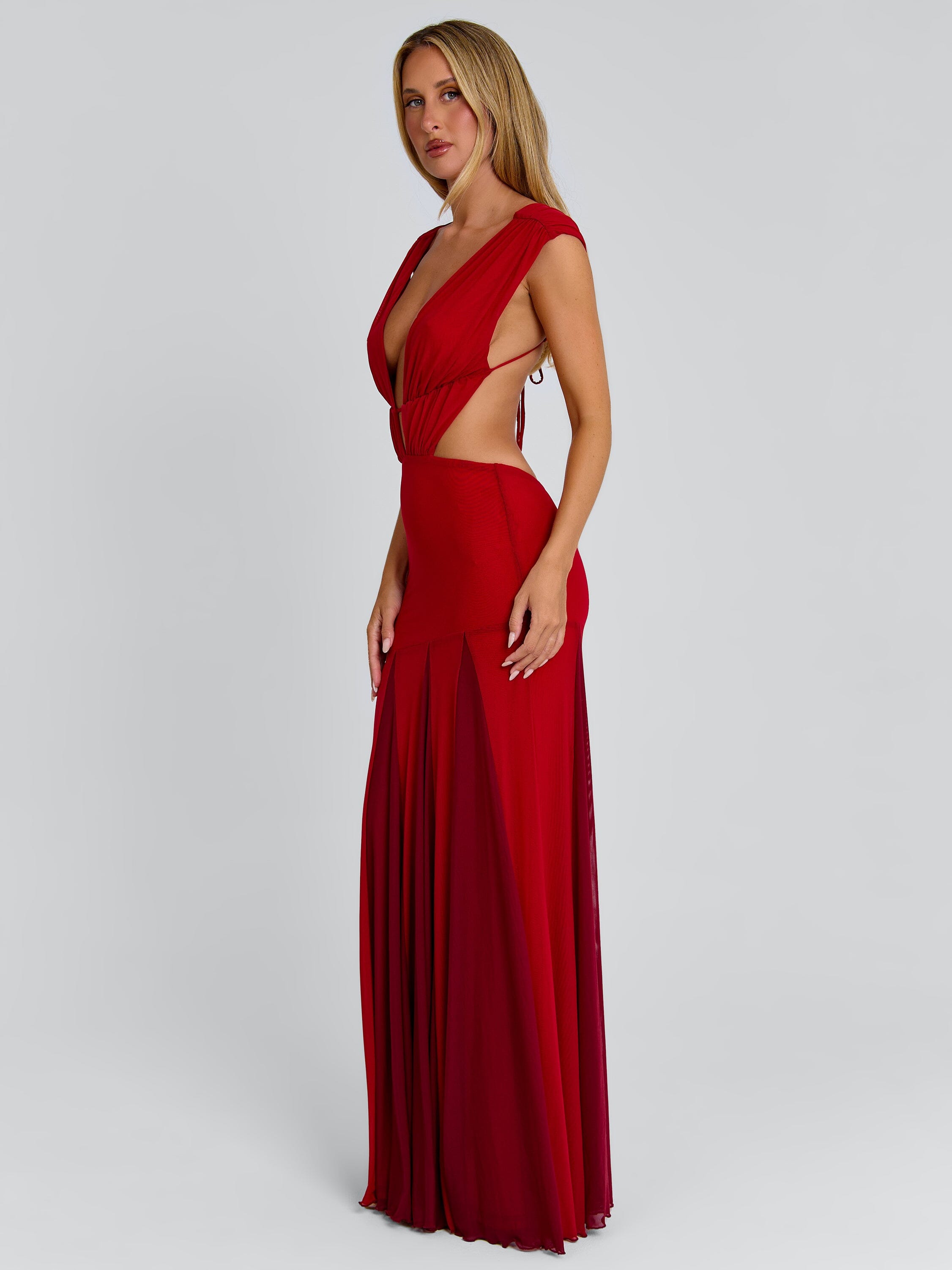 Thessa Maxi Dress Red | Outcast US – Outcast USA