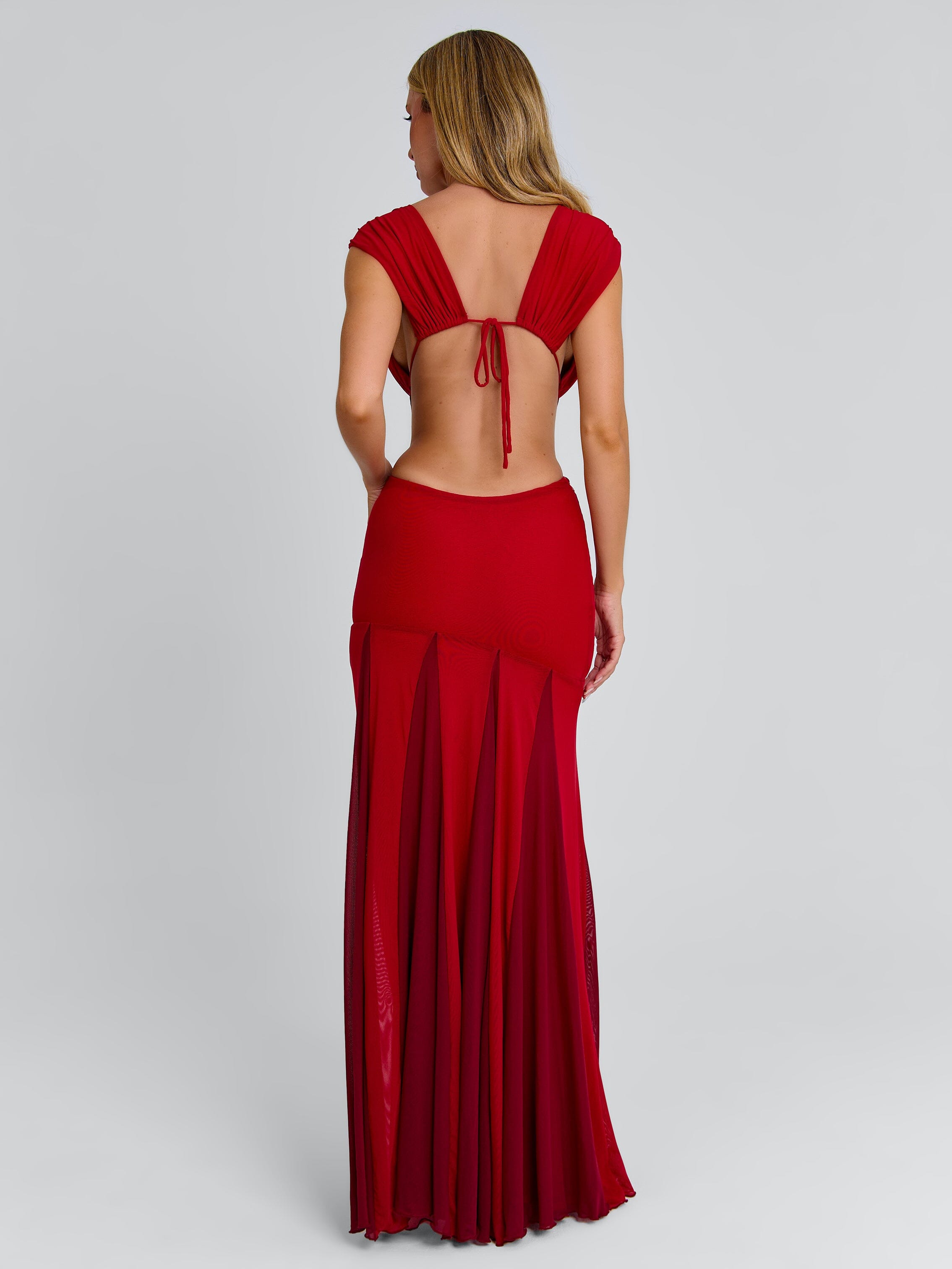 Thessa Maxi Dress Red | Outcast US – Outcast USA